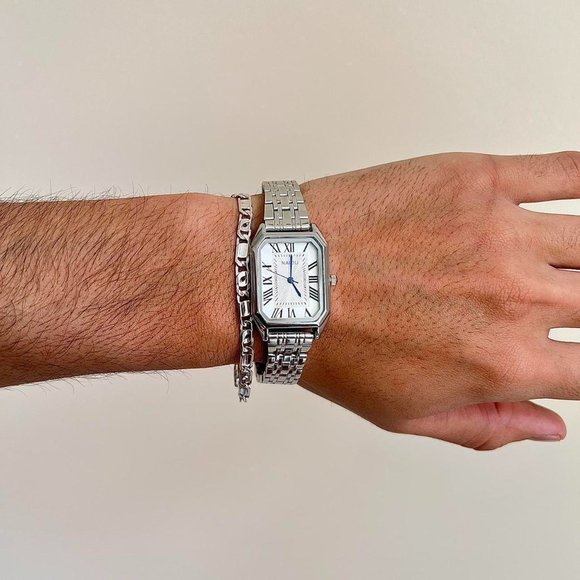 Accessories | 200s Vintage Style Cute Rectangle Stainless Steel Quartz ...